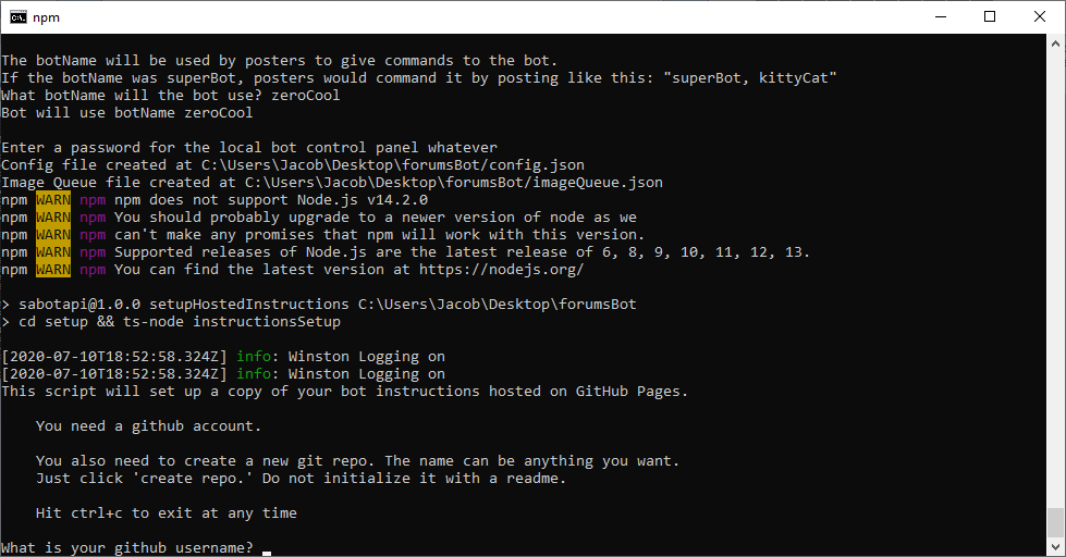 Setting up the SA Forums Posting Bot | Jacob Wicks’ Dev Blog